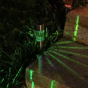 ZHUANYIYI 3 Pieces, Outdoor Solar Waterproof Lights, Ground Plug Garden Lawn Landscape Lights, Home Garden Pavement Decorative Lights