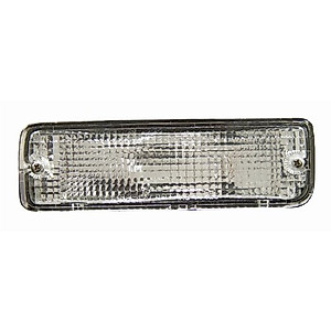 Anzo USA 511019 Toyota Chrome Clear w/Amber Reflectors Bumper Light Assembly - (Sold in Pairs)