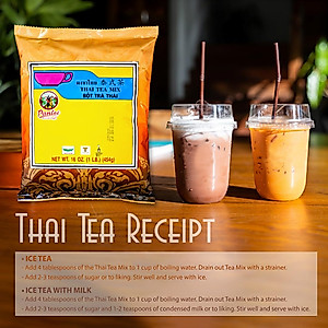 Thai Tea Mix (Pantai) 16 oz (1lb.) Thai Iced Tea Traditional Restaurant Style.