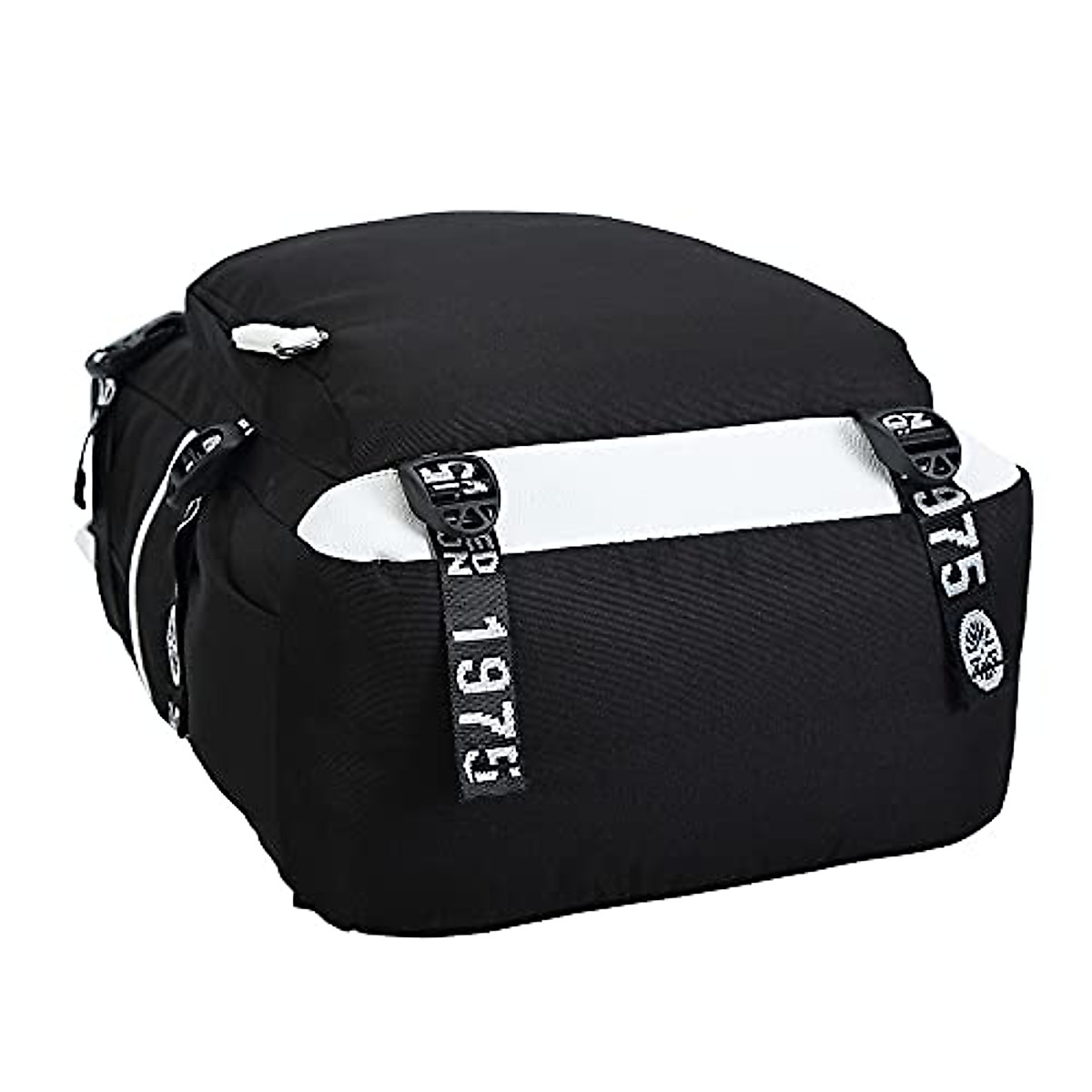 TKBASO Anime Mob Psycho 100 Mob Reflect Light Backpack Laptop Bag Mochila Black (1)