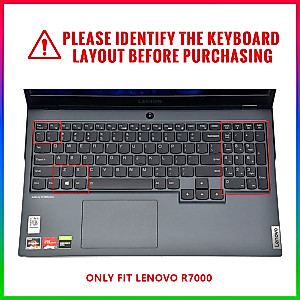 WYGCH Silicone Keyboard Cover for Lenovo Legion 5 Keyboard Cover/for Lenovo Legion 5 Series Legion 5 5i 5p 5pi 15.6" and 17.3 Inch Gaming Laptop/for Legion Keyboard Skin Protector-Pink Sweet Heart