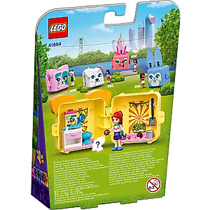 LEGO Friends Mia’s Pug Cube 41664 Building Kit; Pug Toy Creative Gift for Kids with a Mia Mini-Doll Toy; Dog Toy is The Perfect Present for Kids Who Love Portable Playsets, New 2021 (40 Pieces)