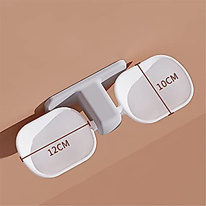 KBIKO-zxl defdong Hangable Bowl cat Bowl Fixed Food Bowl Sucker cat Food Bowl Hanging pet Bowl Anti-overturning Wall-Mounted Double Bowl（2PCS Sucker）, White