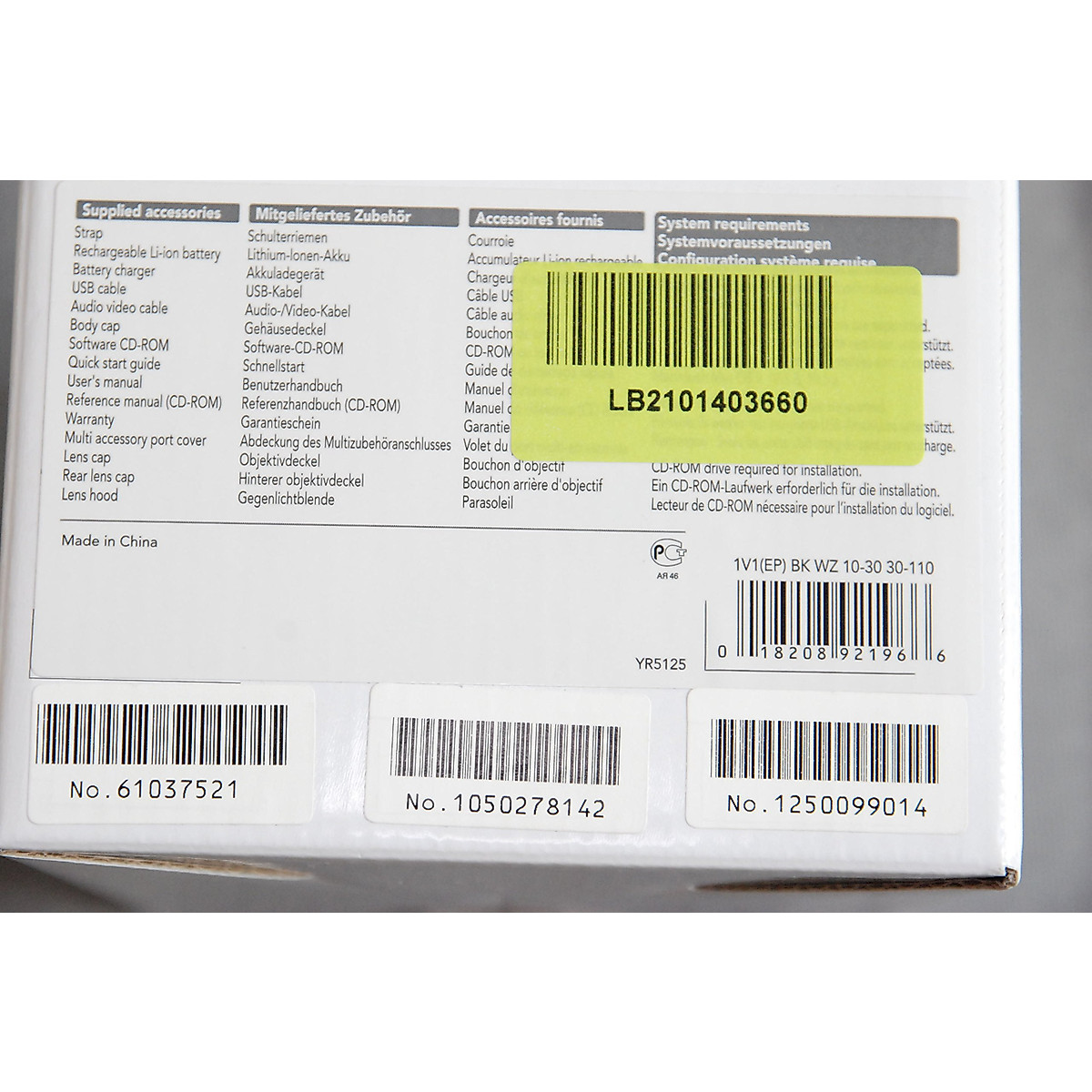 Nikon 1 V1 Mirrorless Digital Camera with 10-30mm Lenses (Black)