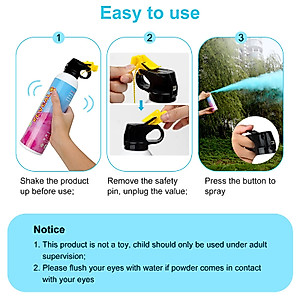 Merear Gender Reveal Fire Extinguisher 4 Packs, Gender Reveal Ideas, Boy Baby Reveal Party Ideas for Gender Reveal Decorations (Blue)