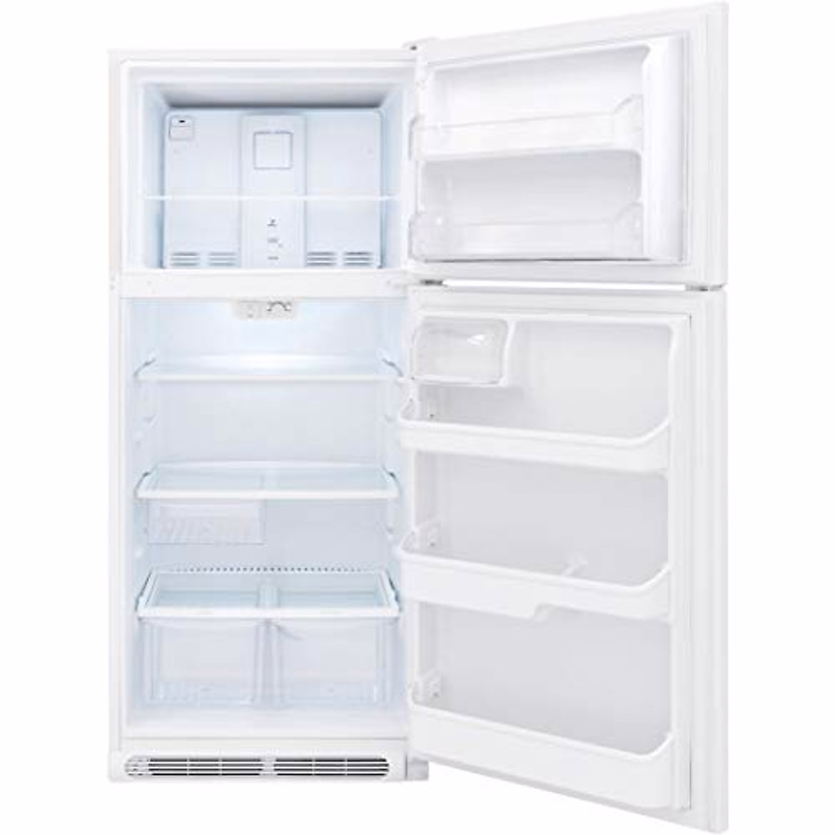 Frigidaire FFHT2033VP 30" Top Mount Refrigerator with 20.5 cu. ft. Total Capacity, LED Lighting, Store More Crisper Drawers, in Pearl White