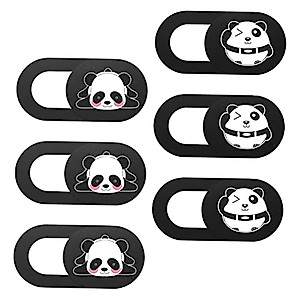 SOLUSTRE Computer Camera Computers Laptops 6 Pieces Cover Pattern for Lid Sliding Webcam Anti-Peeping Web Laptop Privacy Phone Camera Cute Blocker Slide Tablet Computer Camera Computers Laptops