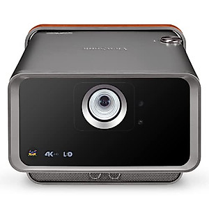 ViewSonic X10-4KE True 4K UHD Short Throw LED Portable Smart Wi-Fi Home Theater Projector Compatible with Amazon Alexa and Google Assistant (Renewed)