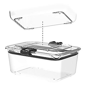 Prepara Latchlok 13 Cup Tritan Food Storage Container, Clear