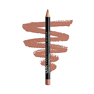 NYX PROFESSIONAL MAKEUP Mechanical Eyeliner Pencil, White and Slim Lip Pencil, Long-Lasting Creamy Lip Liner - Peakaboo Neutral
