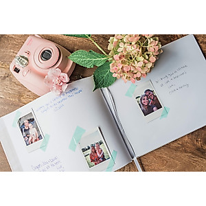 Paper 'n Such Wedding Guest Book – Guest Book Wedding Reception, Graduation, Baby Shower Polaroid Pictures Guest Book – GuestBook for Vacation Homes – Bridal Shower or Any Party
