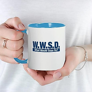 CafePress WWSD What Would Sean Do? Mug Ceramic Coffee Mug, Tea Cup 11 oz