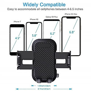 UrbanX Mobile Phone Car Holder Mount Windshield/Air Vent/Dashboard Cell Phone Holder for Car 360 Degree Rotation Universal Suction Mount Stand Compatible with Oppo Reno2