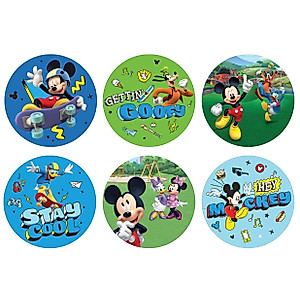 Projectables Disney Mickey and the Roadster Racers LED Kids Night Light, Projector, Plug-in, Dusk to Dawn Sensor, for Hallway, Bedroom, Nursery, Playroom, Gaming Room, 11739