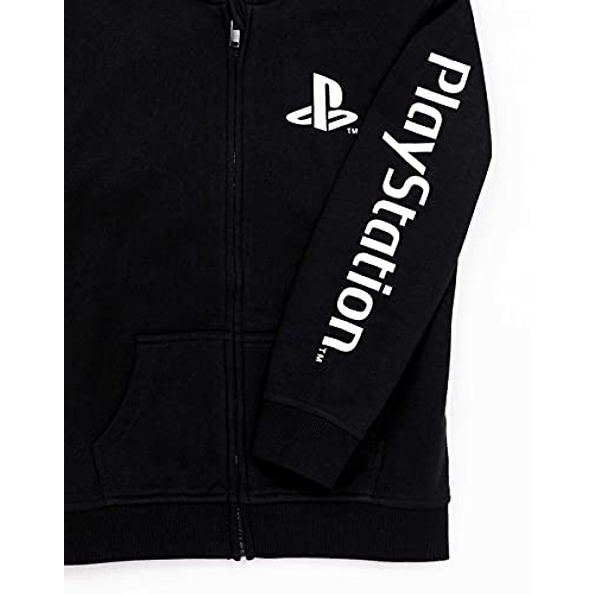 PlayStation Kids Hoodie Zip Up Boys Games Logo Black Jumper Jacket 13-14 Years