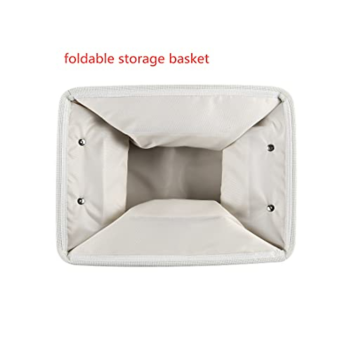 Aeiniwer MANZOO Storage Baskets for Shelves, Closet Storage Bins for Organization, Fabric Bins Cube W/Handles for Organizing Shelf Nursery Home Closet,3PC Pack,Grey/white