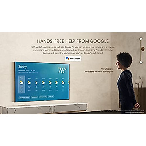 Hisense ULED 4K Premium 55U6H Quantum Dot QLED Series 55-Inch Smart Google TV, Dolby Vision Atmos, Voice Remote, Compatible with Alexa (2022 Model), Black