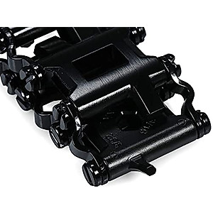 Multitool Bracelet 29 in 1, 22cm Stainless Steel, Multi Tool Bracelet for Men Outdoor Travel Watch Strap, Multifunctional Wristbands, Portable Wearable Multitool Trend Bracelet with A Pry Tool (Black)