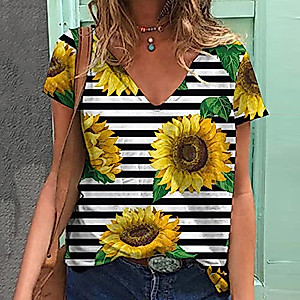 Women Shirt Short Sleeve Casual Stylish Top Shirts Coral Shirt,Blouses for Women Dressy Casual Plus Size