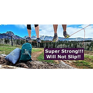 Hanging High Hammocks | Whoopie Slings 6 Foot | Ultralight Amsteel with Free Sticker | Adjustable Suspension System - Beaded