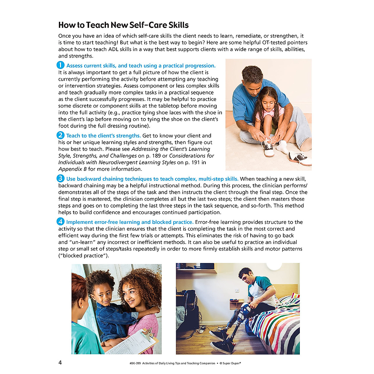 Super Duper Publications | Webber Activities of Daily Living - Tips and Teaching Companion | Self-Care Activities and Routines | Occupational Therapy Educational Resource for Children and Adults