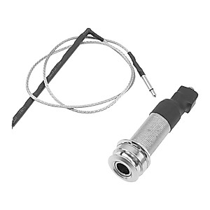 1Set Yootones Guitar No Soldering Required Rod Piezo & Endpin Jack Harness Compatible with Acoustic Guitar Cigar Box Guitar