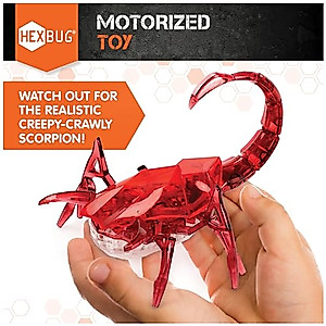 HEXBUG Robotic Scorpion, Autonomous Mechanic Scorpion Toys for Kids, Adjustable Robotic Scorpion Figure, STEM Toys for Boys & Girls Ages 8 & Up, Styles May Vary