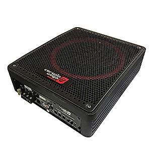 CERWIN Vega Under Seat Enclosed Powered Plug and Play Subwoofers Series (VRAD10)