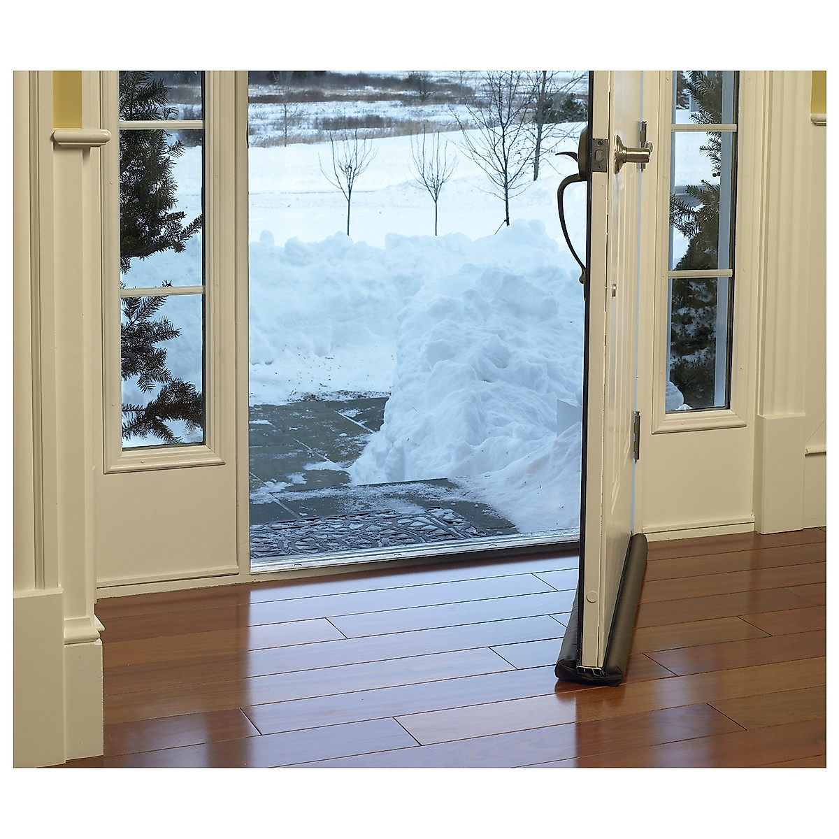 Original Twin Draft Guard Door Draft Stopper, Year Round Insulator, For Summer and Winter Use PATENTED & TRADEMARKED