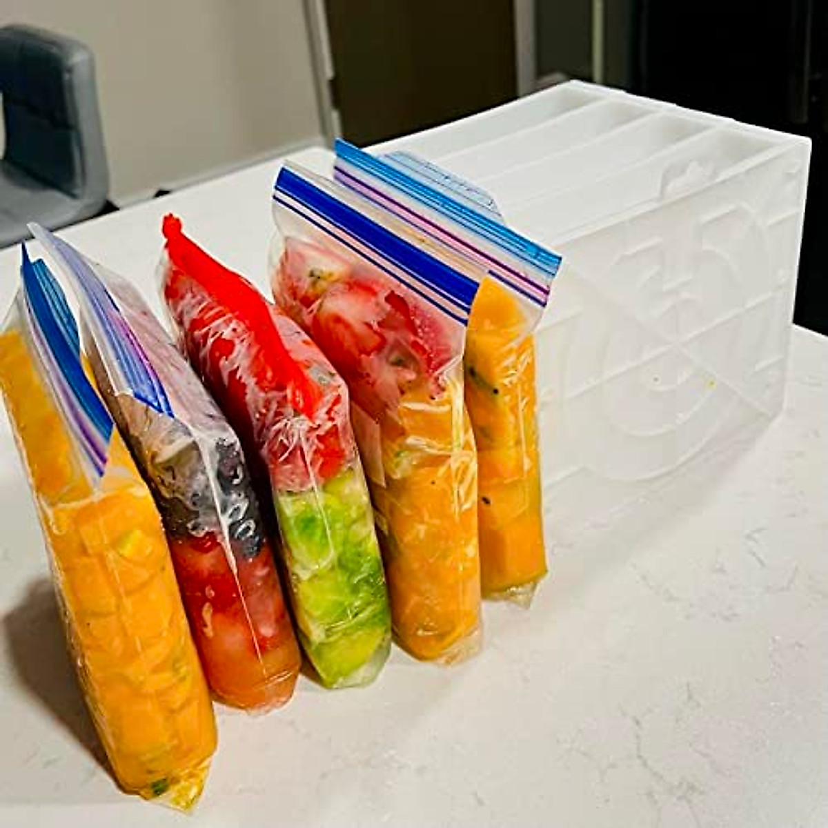 FreezeStax 3-Quart Expandable Base Set. Mix and Match Additional, Optional, 1-Quart EXPANDERS (Listed Separately). Now you can Prepare, Freeze, Zip and Store your Meals! Designed in Apple Valley, MN.