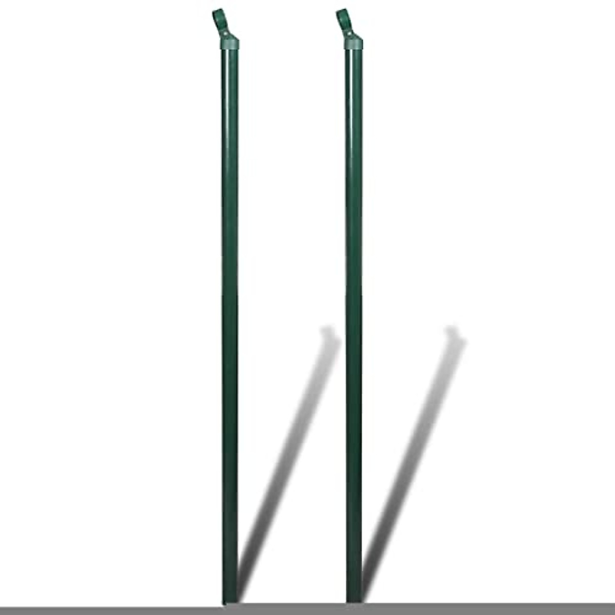 Chain Link Fence with Posts Steel,Safety Fence Garden, Fence Garden Netting Chain Link Fence with Posts Steel Outdoor Residential Fencing for Yard Garden Farm, Transport 59.1" x 590.6" Green