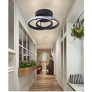 ONXE LED Ceiling Lights,11 Inch Flush Mount Light with 2400lm,Dimmable Light Fixtures with Adjustable Color Temperature,Lamparas De Techo modernas for Bedroom,Kitchen,Living Room,Hallway Lighting