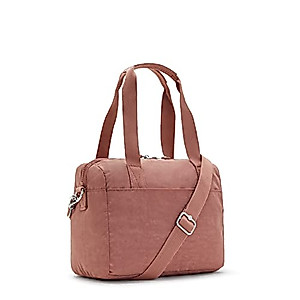 Kipling Women's Klara Handbag, Organize Accessories, Removable Shoulder Strap, Dual Carry Handles, Crinkle Nylon Bag