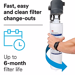 3M Water Filtration Products Replacement Cartridge HF25-S for High Flow Series ICE125-S System. 5615203 (Case of 6)