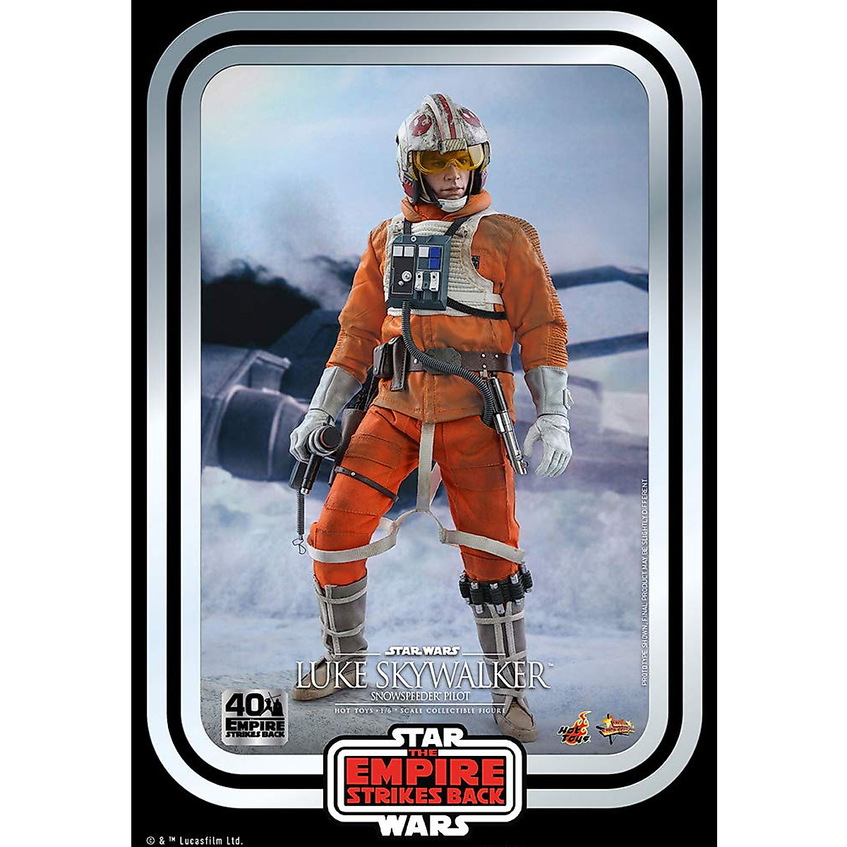 Hot Toys Star Wars The Empire Strikes Back 11 Inch Action Figure 1/6 Scale - Luke Skywalker Snowspeeder Pilot 906711