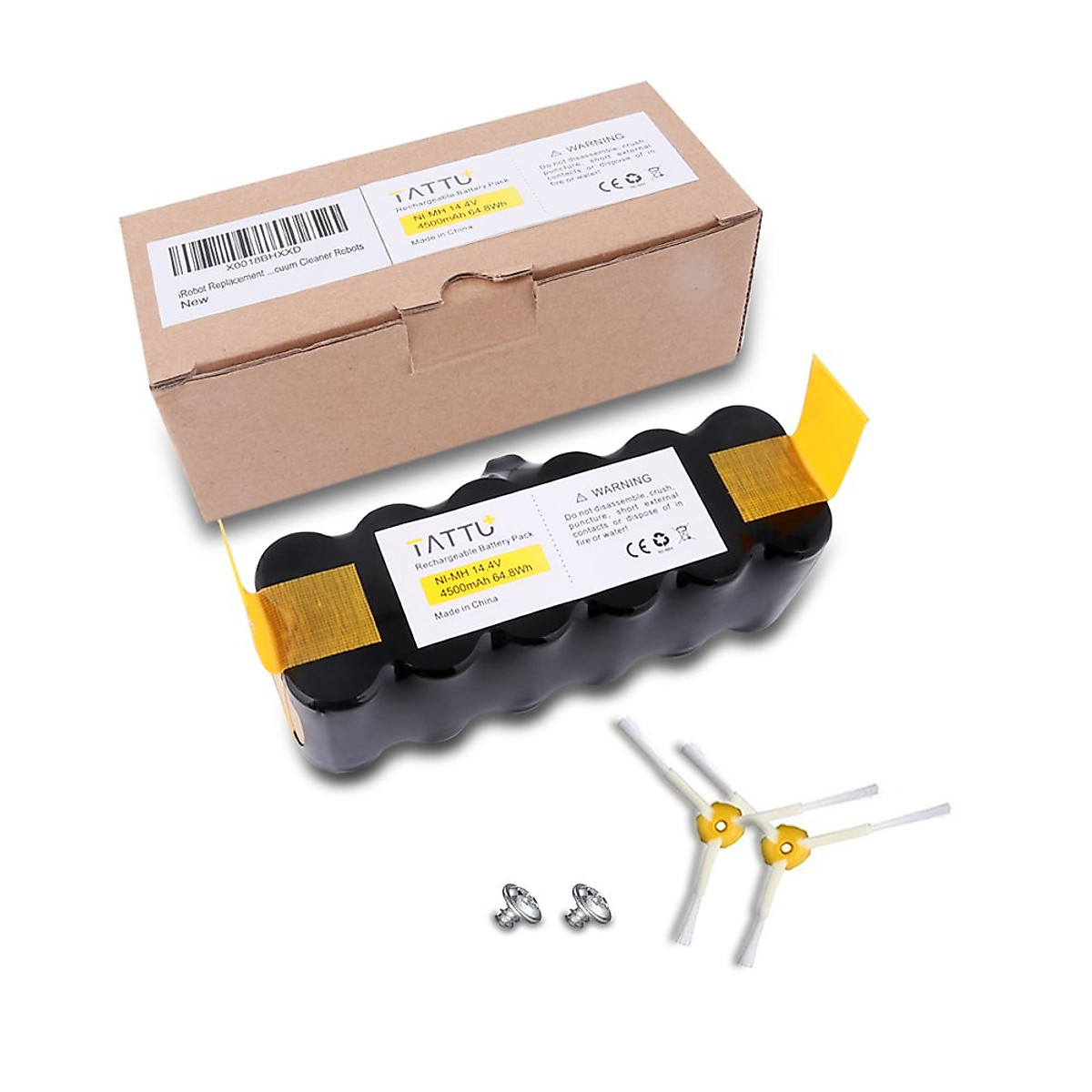 TATTU 4500mAh XLife Extended Life Replacement Battery for iRobot Roomba R3 500 600 700 800 900 Series 530 531 532 535 536 540 550 552 560 562 570 580 595 620 630 650 660 760 770 780 790 870 880 980