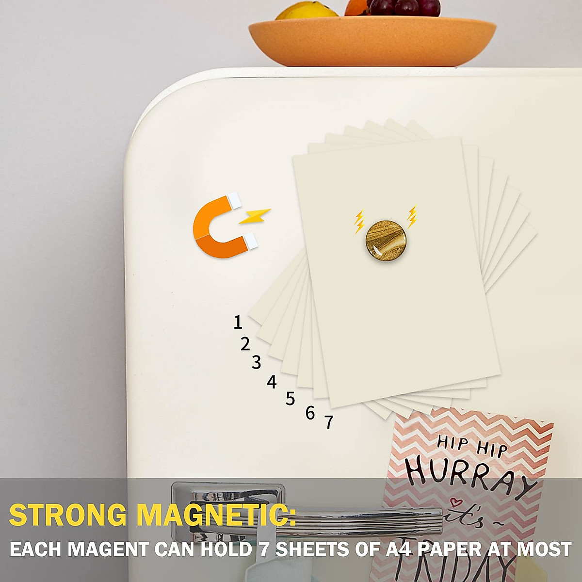 MORCART 28 Pcs Fridge Magnets, Funny Fridge Magnets - Office and Kitchen Fridge Magnets, Boys and Girls School Locker Magnets, Gifts for Classmates, Teachers, Moms and Emoji Lovers