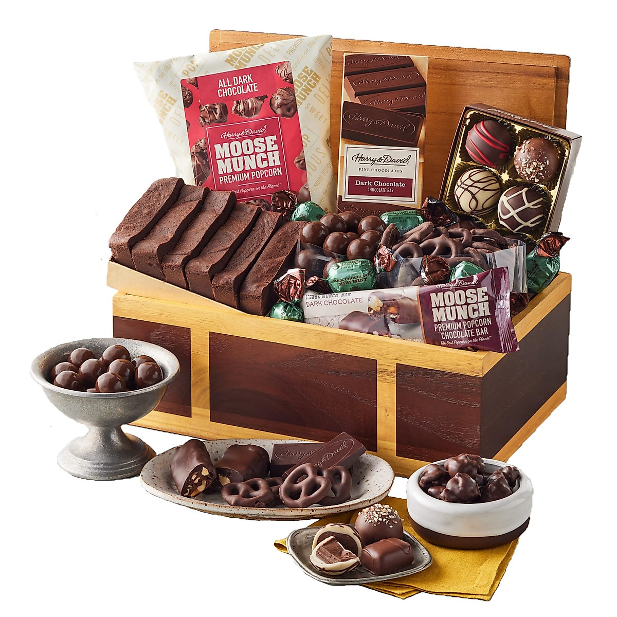 Harry & David Chest Of Chocolates, Milk Chocolate, Assorted Chocolates, Dark Chocolate, Gift