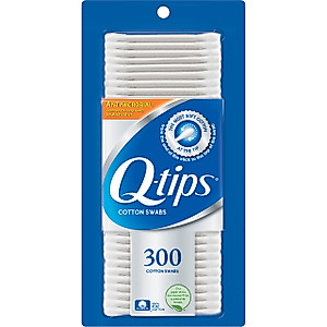 Q-Tips Cotton Swabs, 300 Count (Pack of 4) by Q-Tips