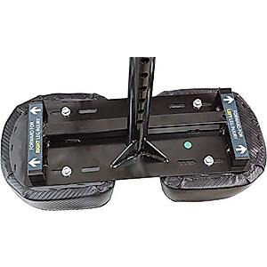 Roscoe Medical Knee Scooter for Adults for Foot Surgery, Foldable & Adjustable Knee Walker for Broken Foot & Leg Injuries, Crutch Alternative, Knee Rover, Dual Pad, (Up to 350lbs, 8' Wheels), Black