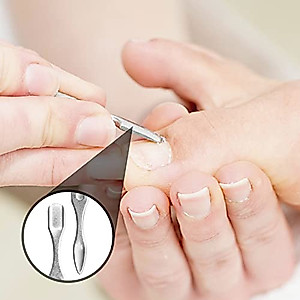 YEEPSYS Nail Clipper Set, Premium Toenails Clippers with Nail File, Stainless Steel Fingernails Cutters and Scissor, Professional Nail Cutter with Box for Men and Women (Set of 5)