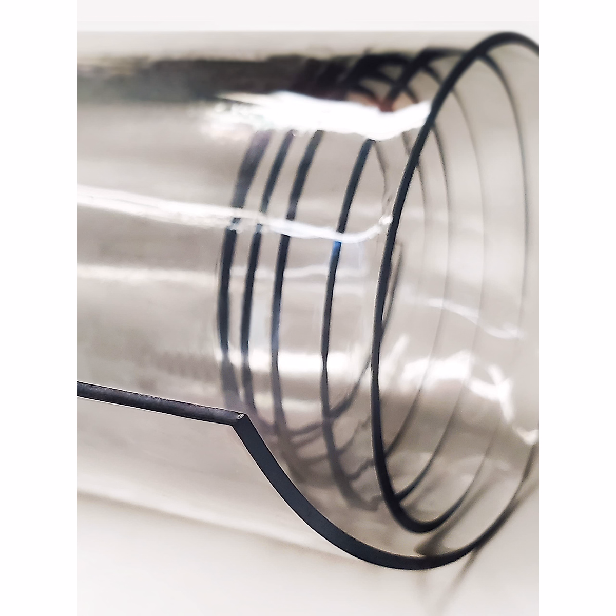 Clear Vinyl PVC Double Polished UV Resistant Marine Grade Fabric 48" Wide 2mm Thick Sold by The Yard (80 Gauge)