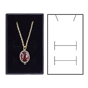 BENECREAT 24 Pack Kraft Square Cardboard Jewelry Boxes Necklace Ring Earring Kraft Box for Jewelry, Wedding Party Favor, Gift Packaging, 2x3.2x1, Black