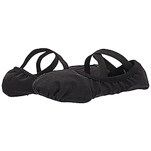 Sansha Women's Split Leather Sole Soft Ballet Shoes 83X PRO-FIT Flat, Black, 5.5