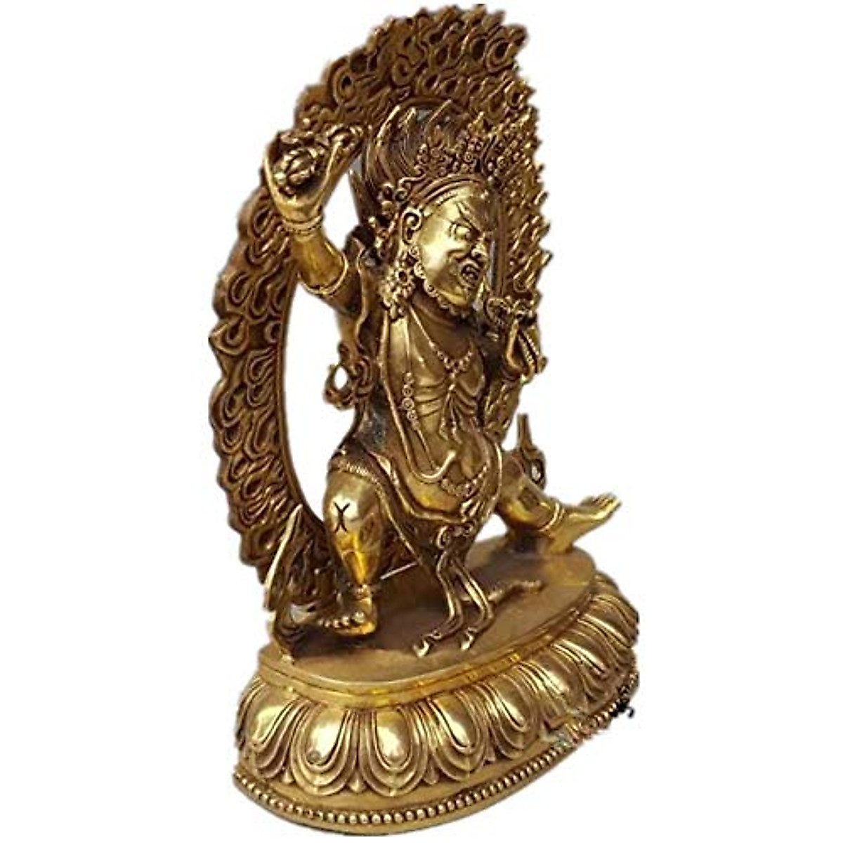 DSQK Garden Statue Supplies and Ornaments Vajra Buddha Statues Buddha Statues Tibet Tibetan Buddhism Brass Arts and Crafts Home Decoration