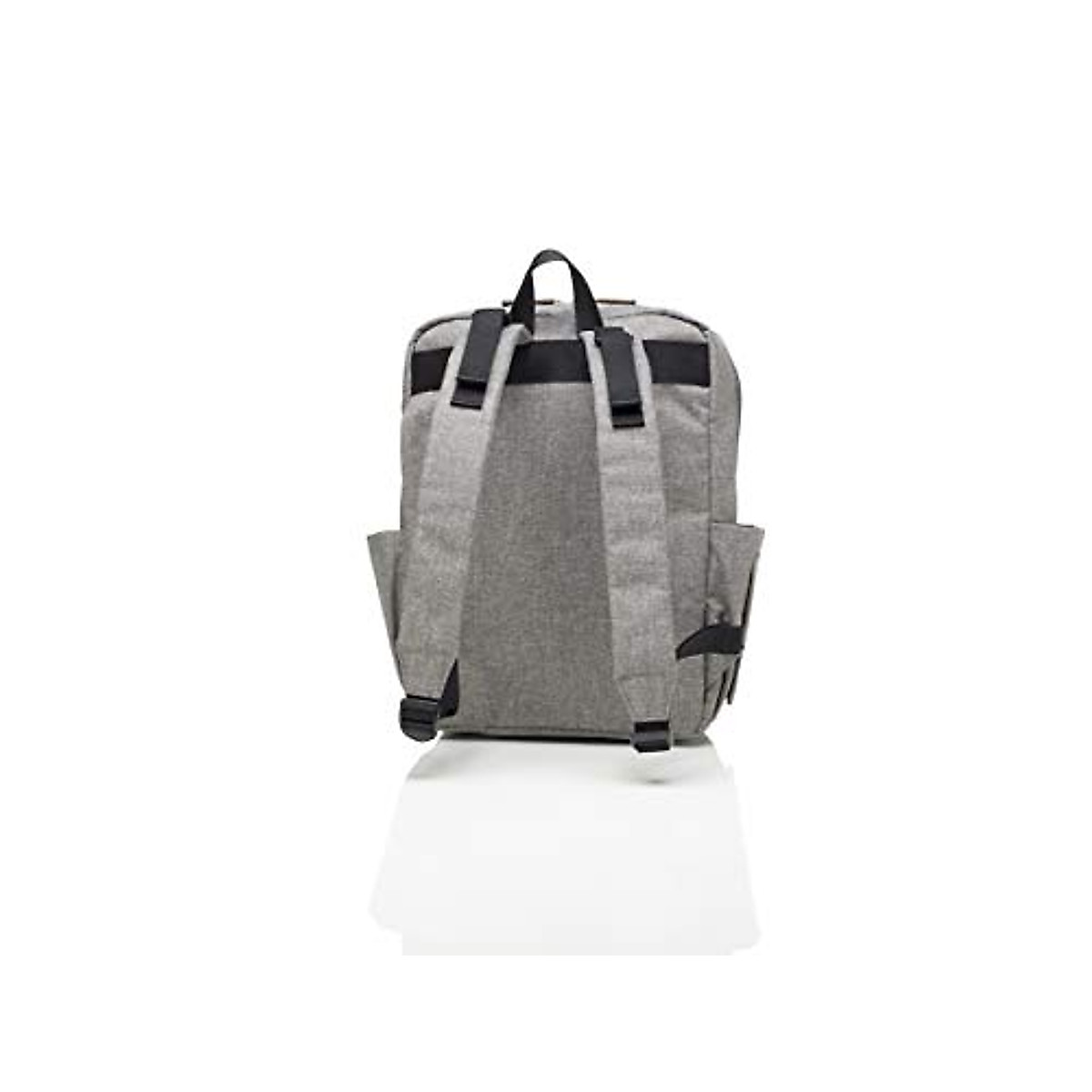 Babymel George Unisex Diaper Backpack in Grey and Black