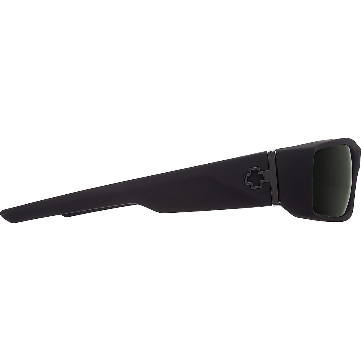 Spy Optic Hielo 670375973863 Sunglasses, 56 mm (Soft Matte Black/Happy Gray/Green)