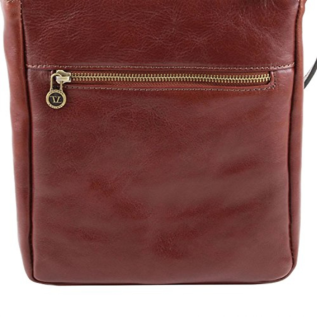 Tuscany Leather Jason Leather Crossbody Bag Brown