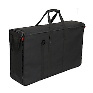 1st Place Products Foldable Padded Nylon Tote Carrying Case -Transport LCD Screens, Computers, Monitors & TVs Between 27" - 32" - Water Resistant - Shoulder Strap & Handle Options - Premium Quality
