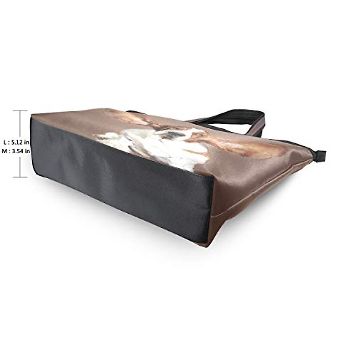 My Daily Women Tote Shoulder Bag Basset Hound Dog Flying Ears Handbag Large